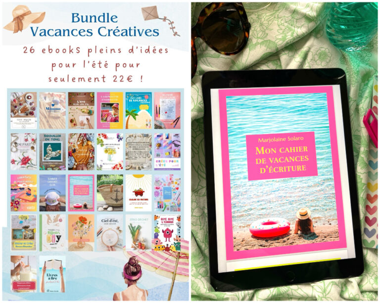 Mon cahier de vacances d’écriture est là ! | Le blog de Marjolaine SOLARO